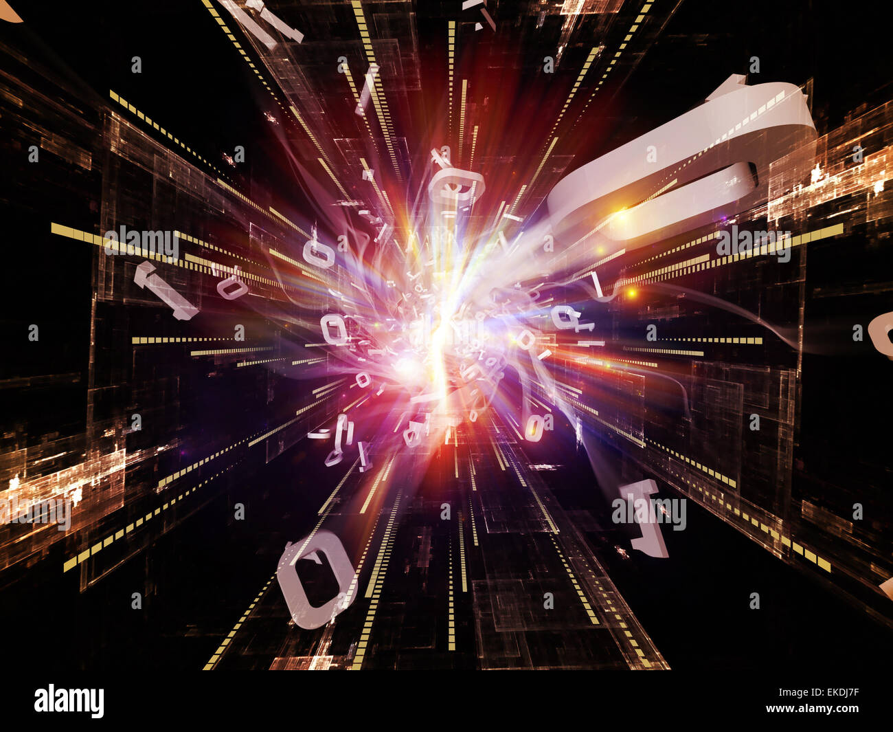 Number Burst Acceleration Stock Photo - Alamy