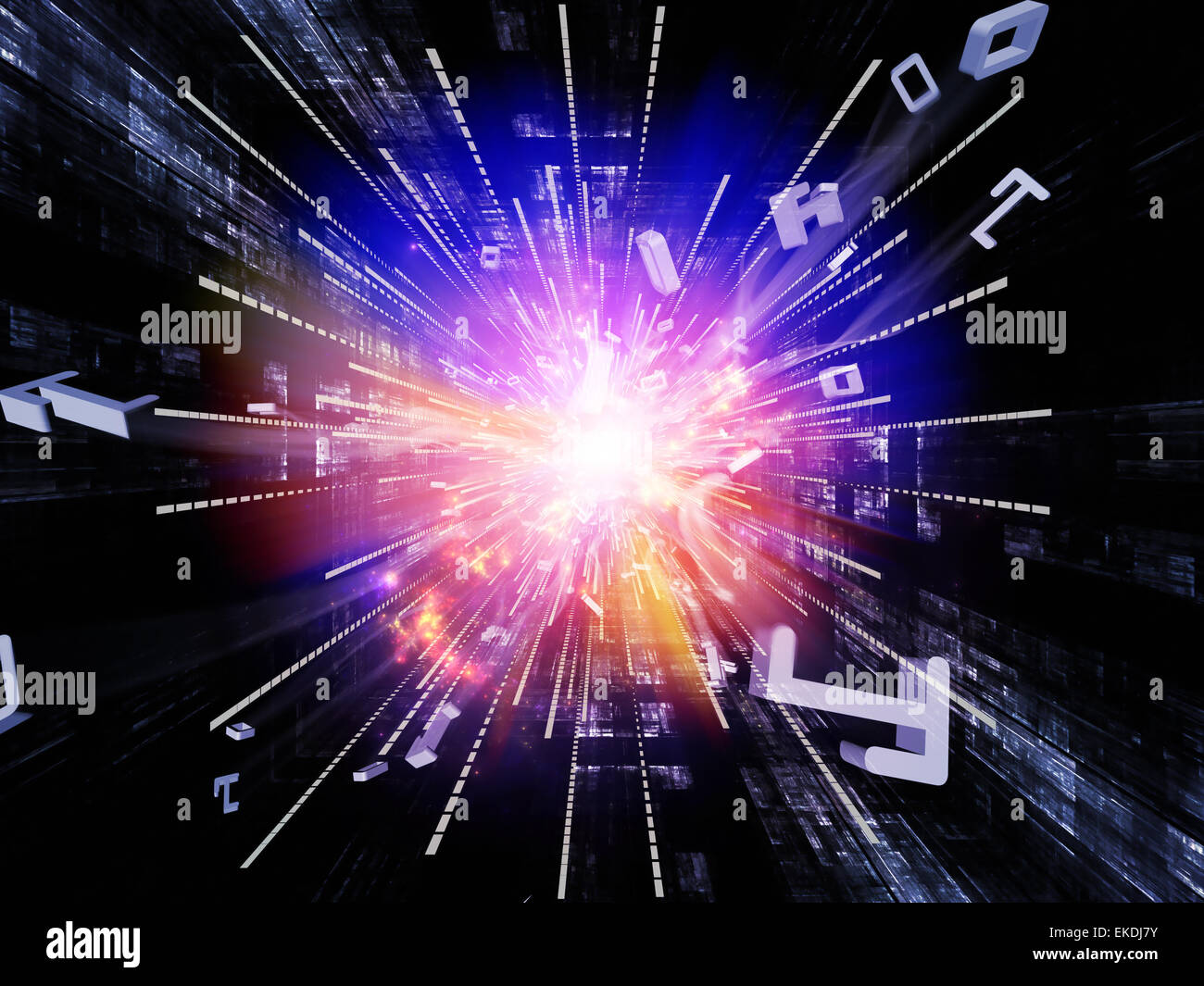 Number Burst Advancement Stock Photo - Alamy