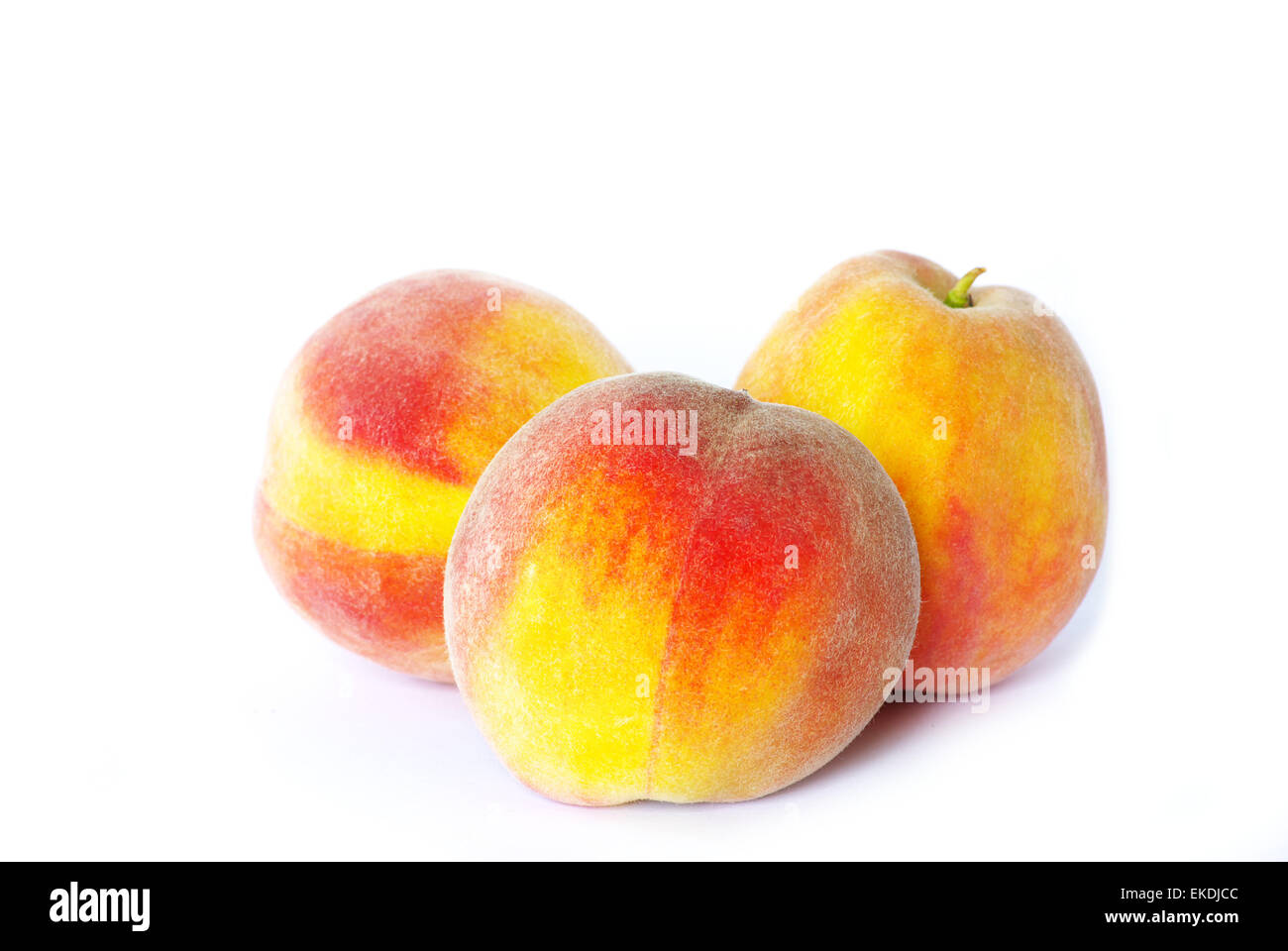 White peaches Cut Out Stock Images & Pictures - Alamy