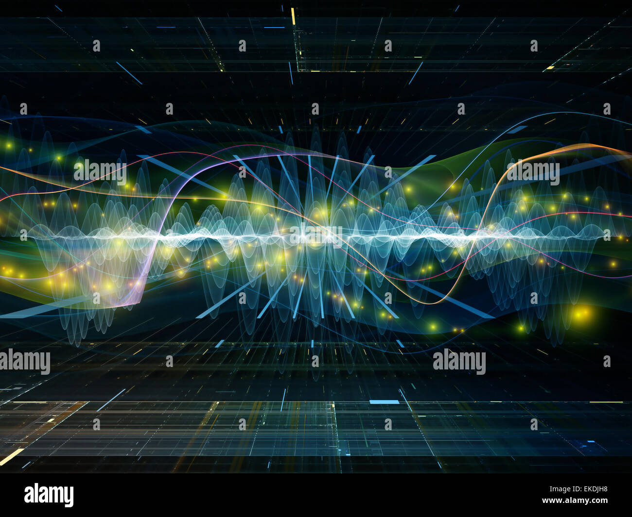Sine Wave Composition Stock Photo - Alamy