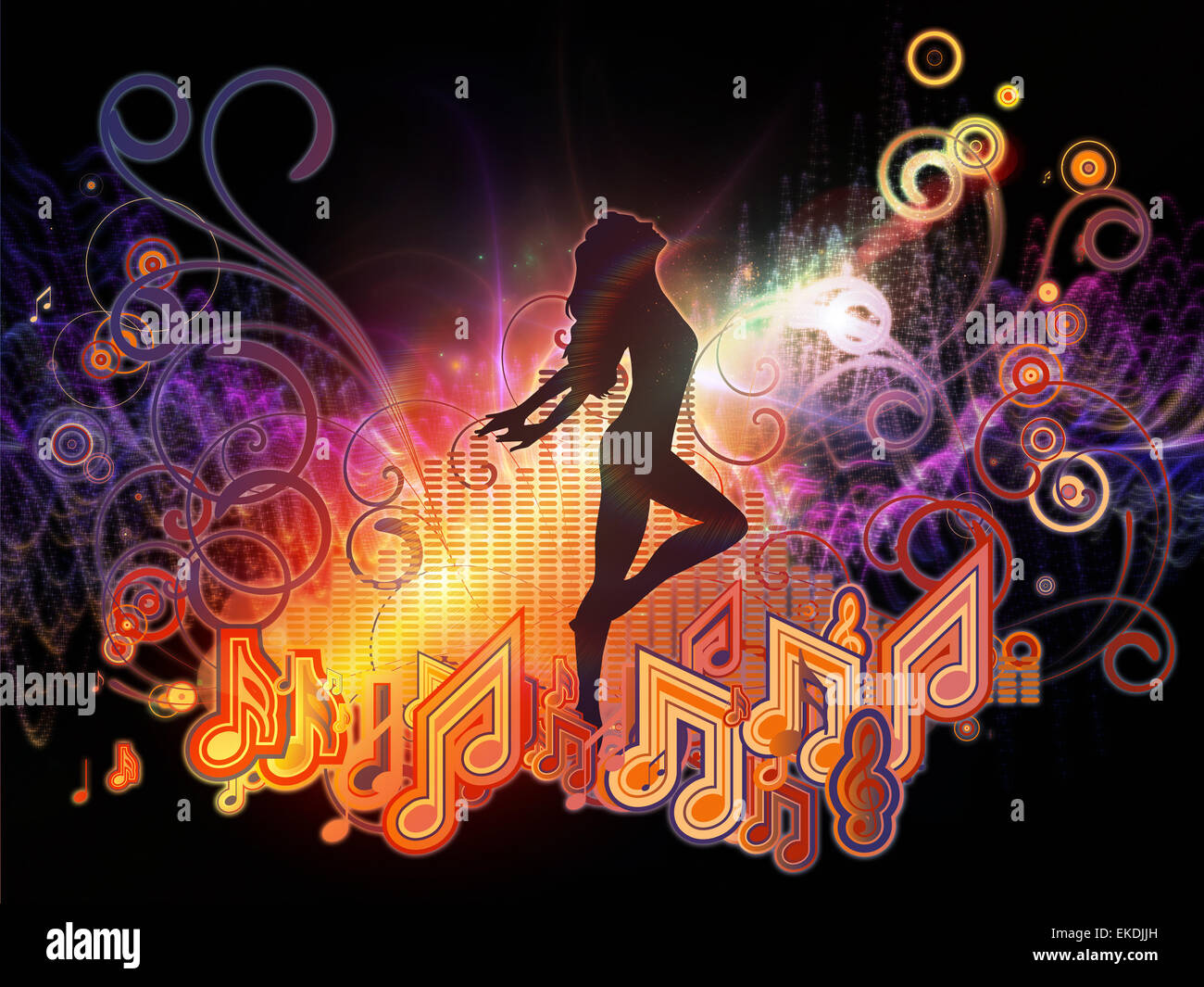 Energy of Music Stock Photo - Alamy