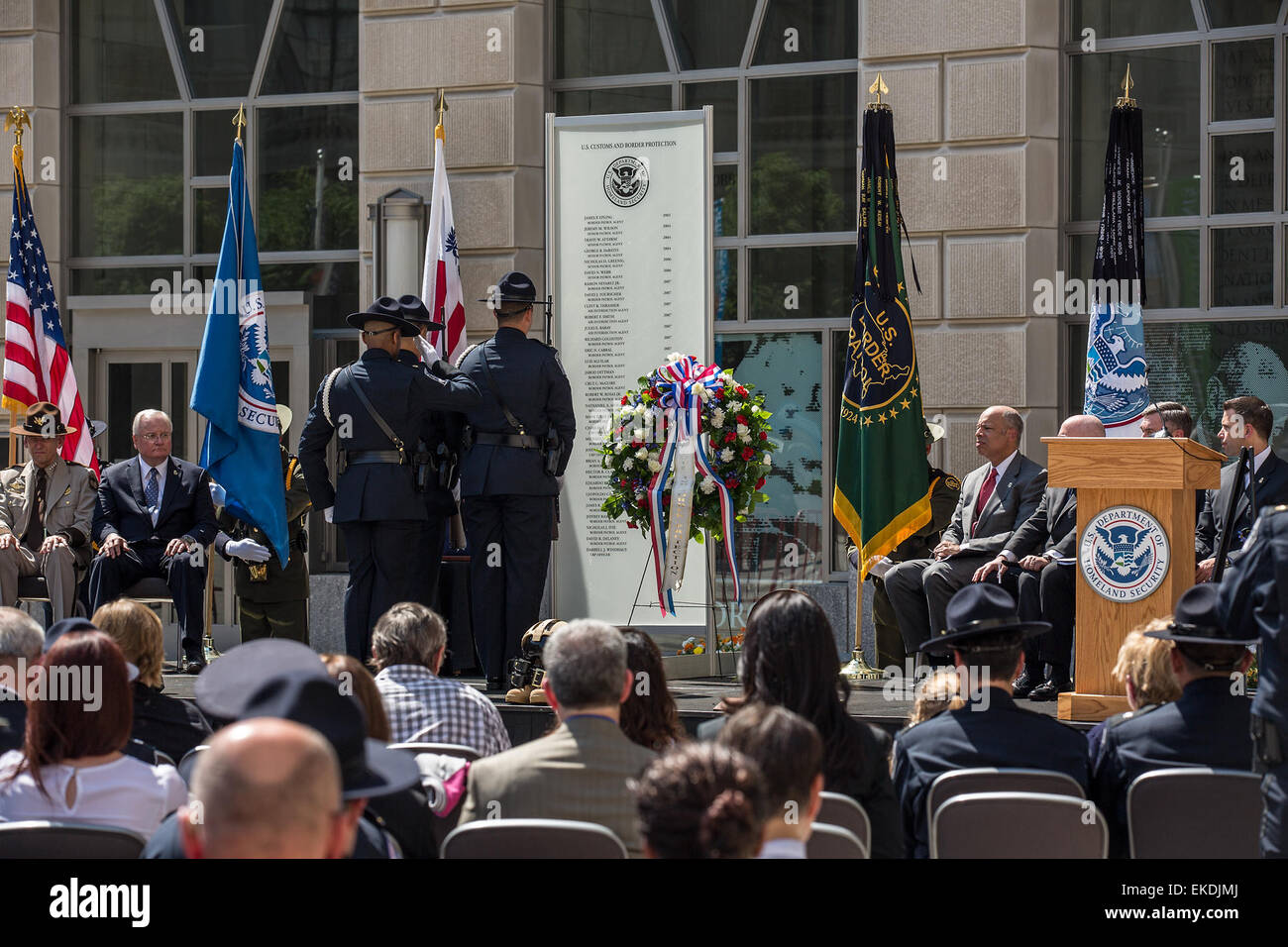 U.S. Customs and Border Protection held their annual Valor Memorial and ...