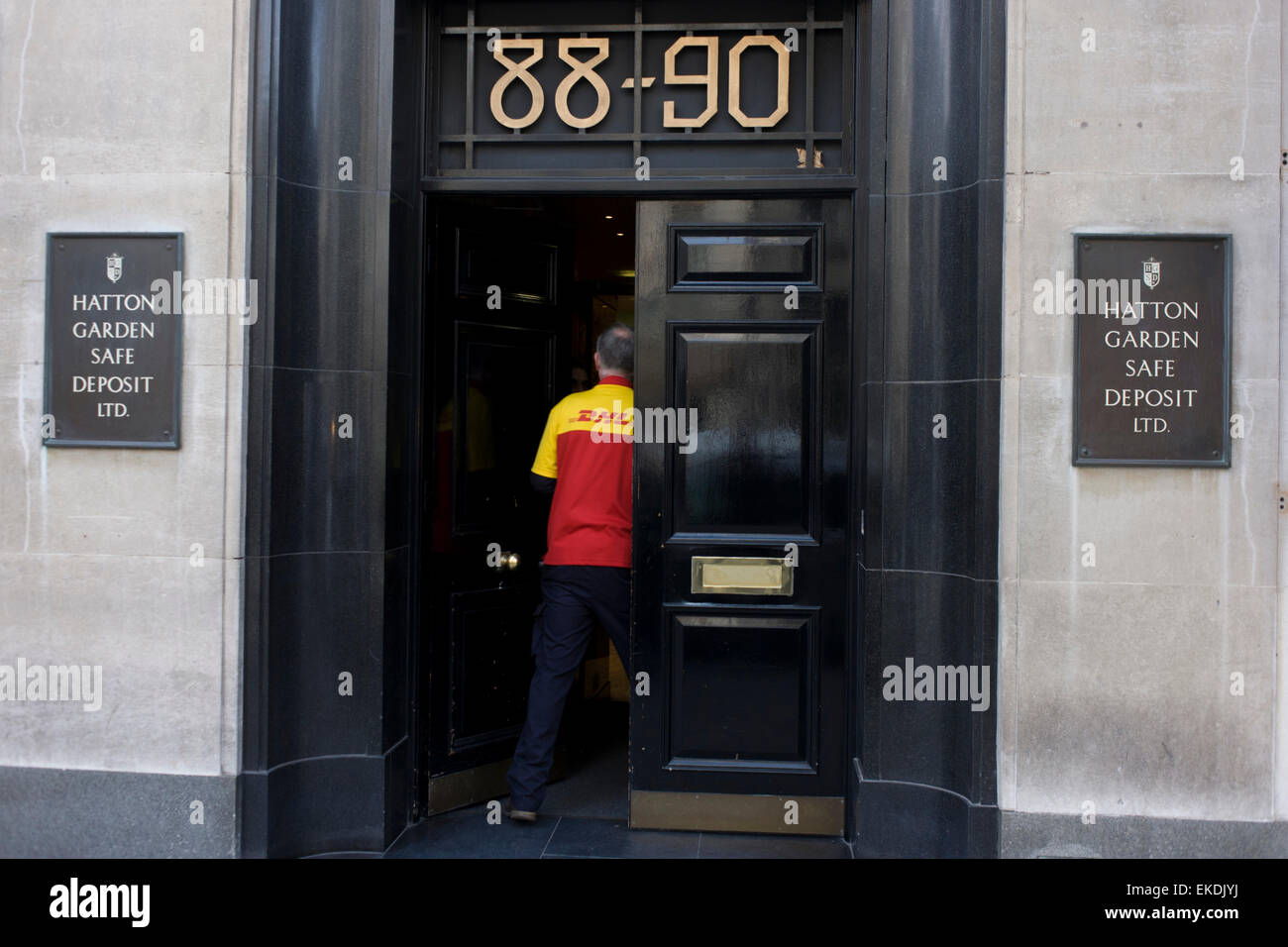 London, UK. 9th April, 2015. The location in central London where the ...