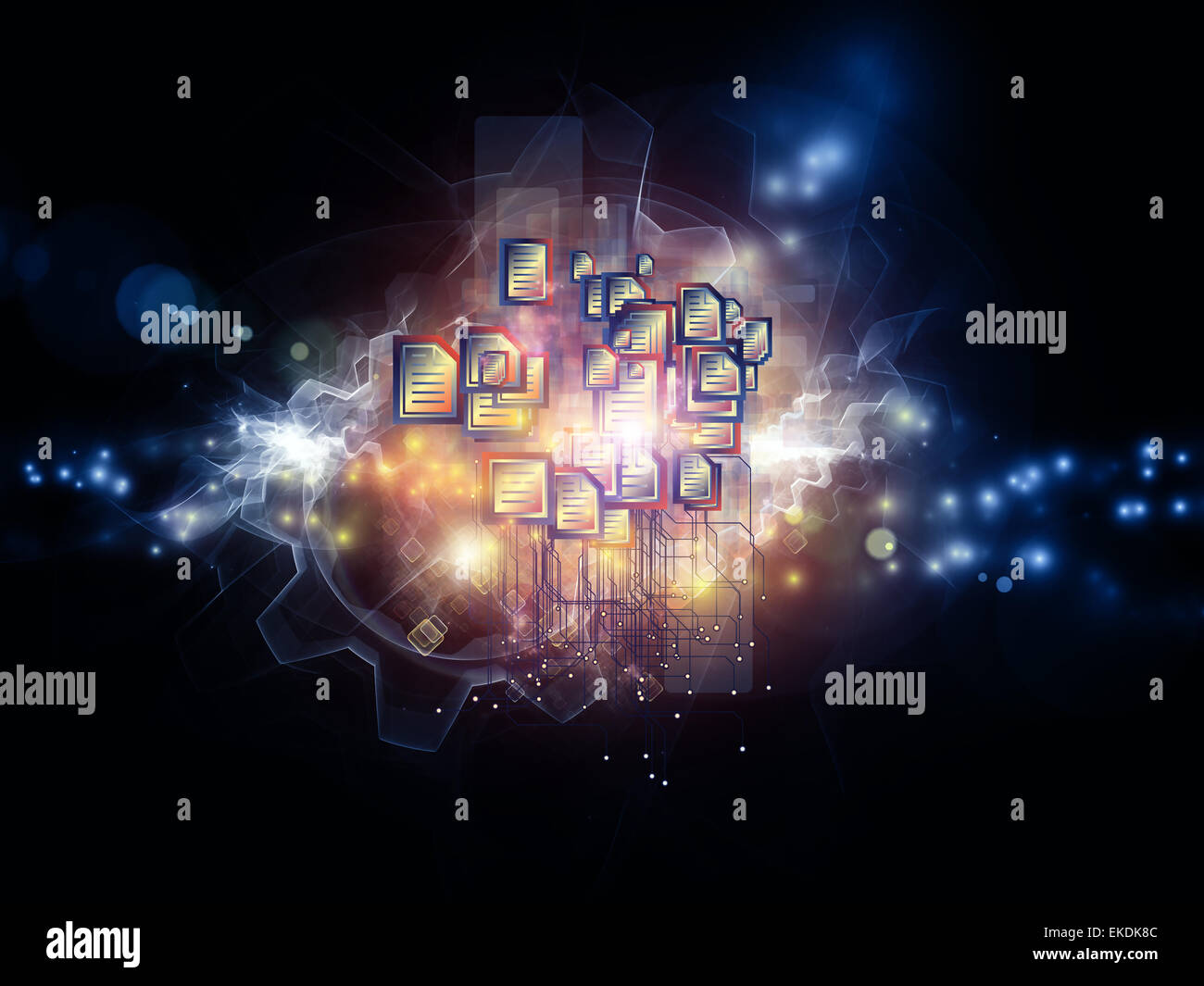 Abstract document background Stock Photo - Alamy