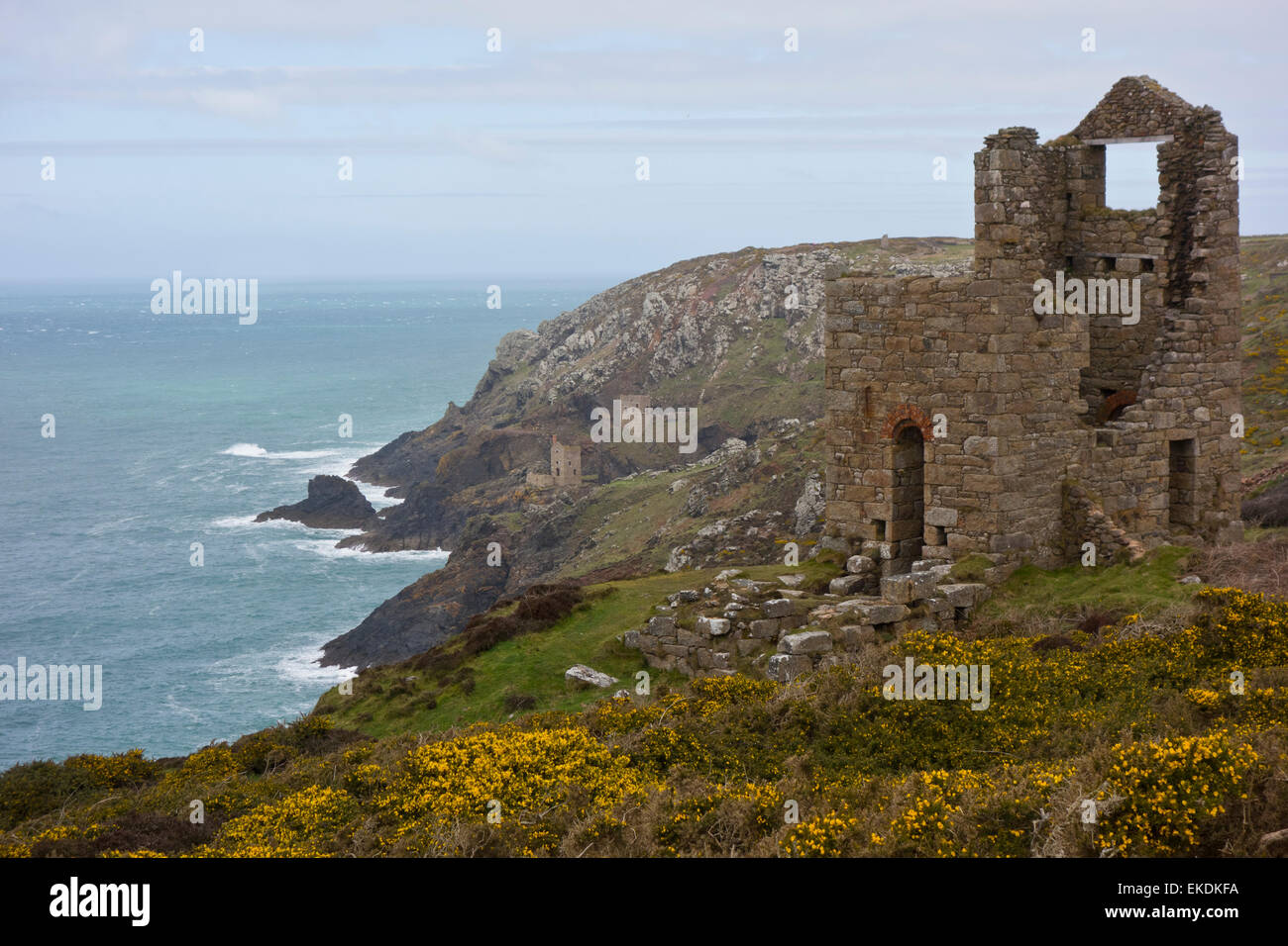 Botallack tin mines Stock Photo - Alamy