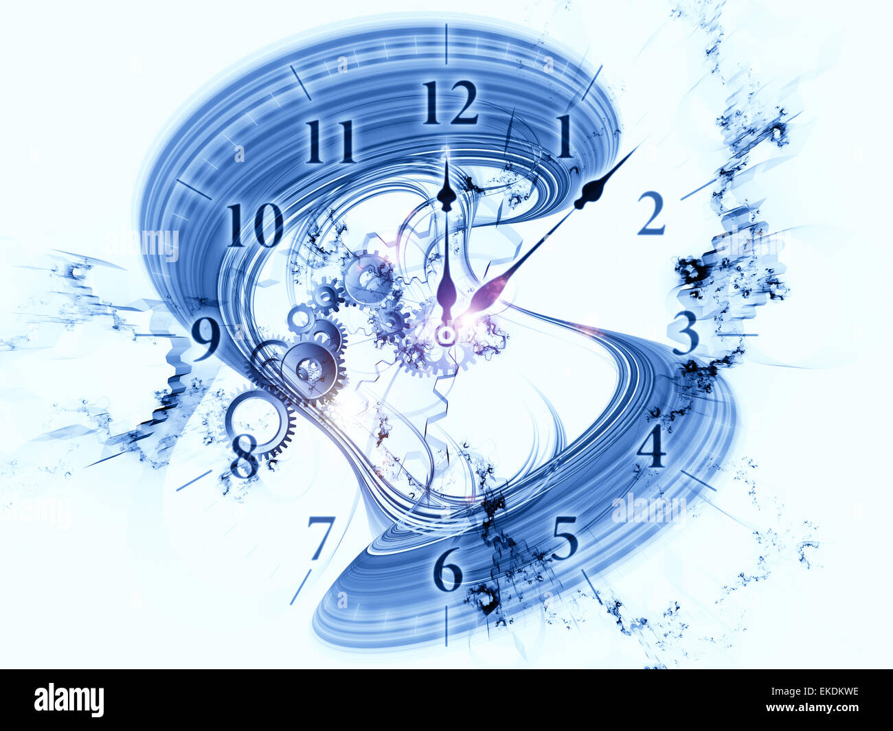 Surreal clock concept Stock Photo - Alamy