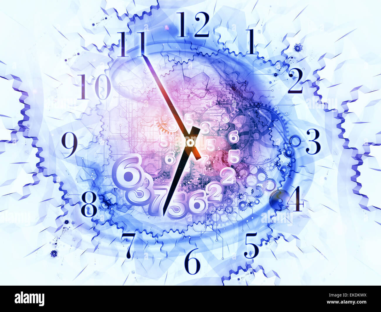 Movement hands on clock hi-res stock photography and images - Alamy