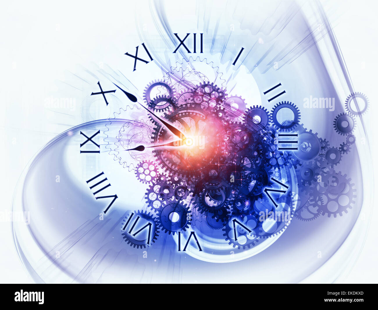 Surreal clock concept Stock Photo - Alamy