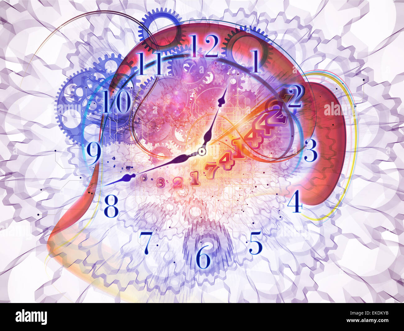 Time loops wallpaper hi-res stock photography and images - Alamy