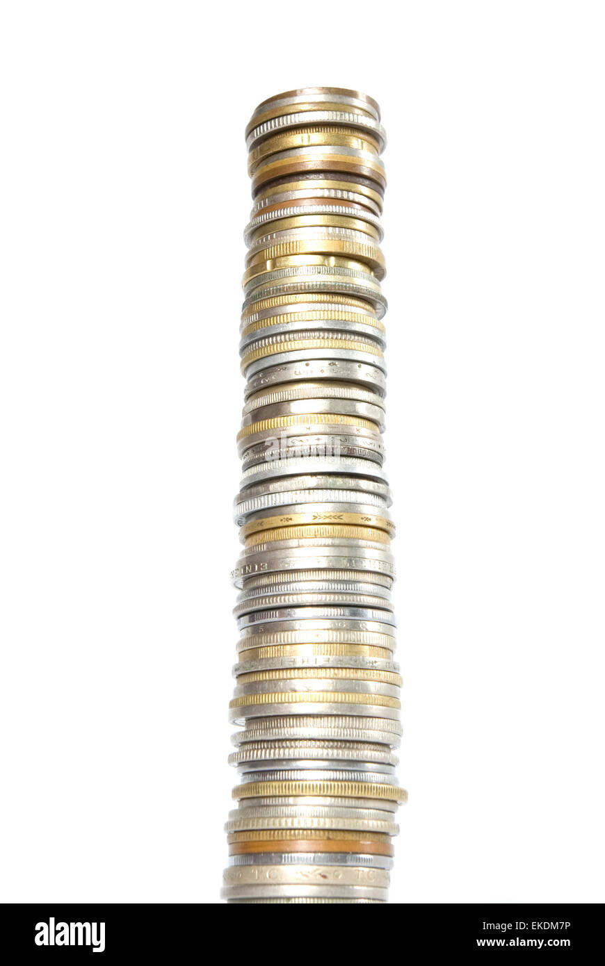 Stack of coins Stock Photo - Alamy