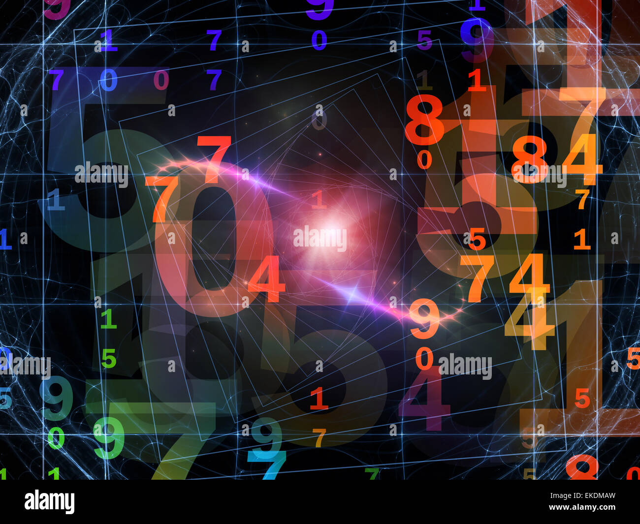 Realms of Numbers Stock Photo - Alamy