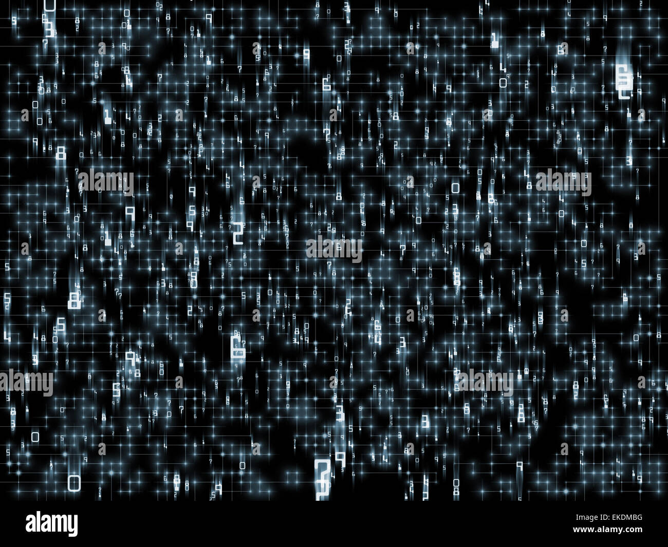 Numbers of the Network Stock Photo - Alamy