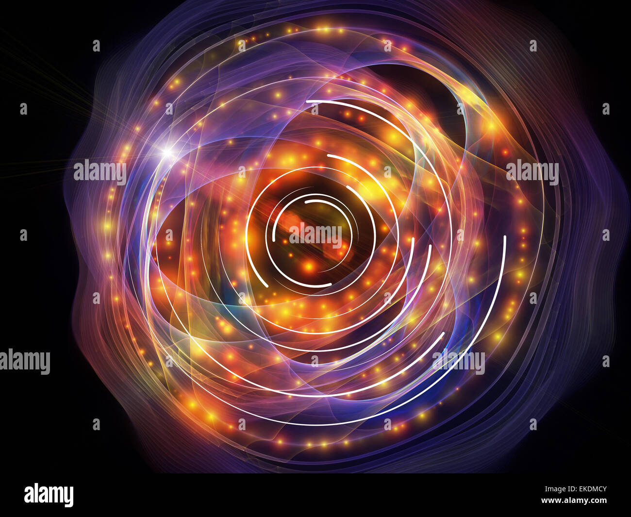 Abstract Circular Design Stock Photo - Alamy