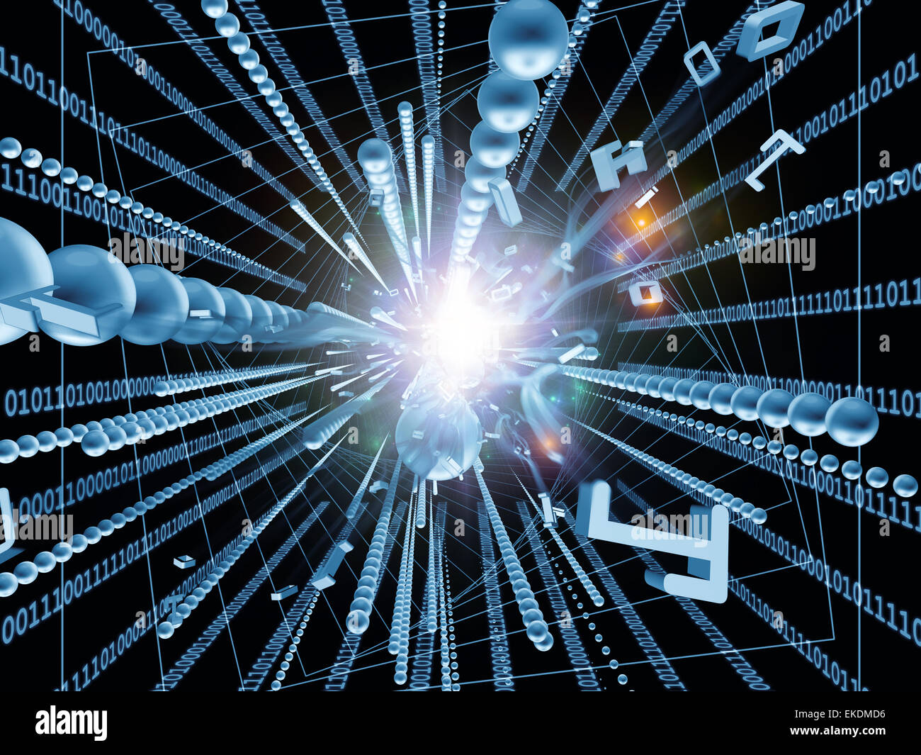 Light of Numbers Stock Photo - Alamy