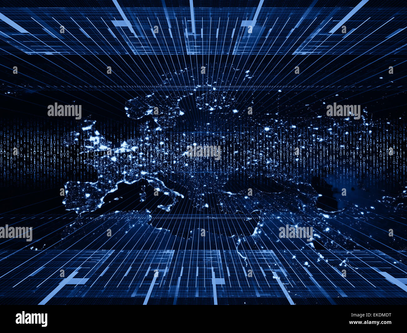 Our Digital Earth Stock Photo - Alamy