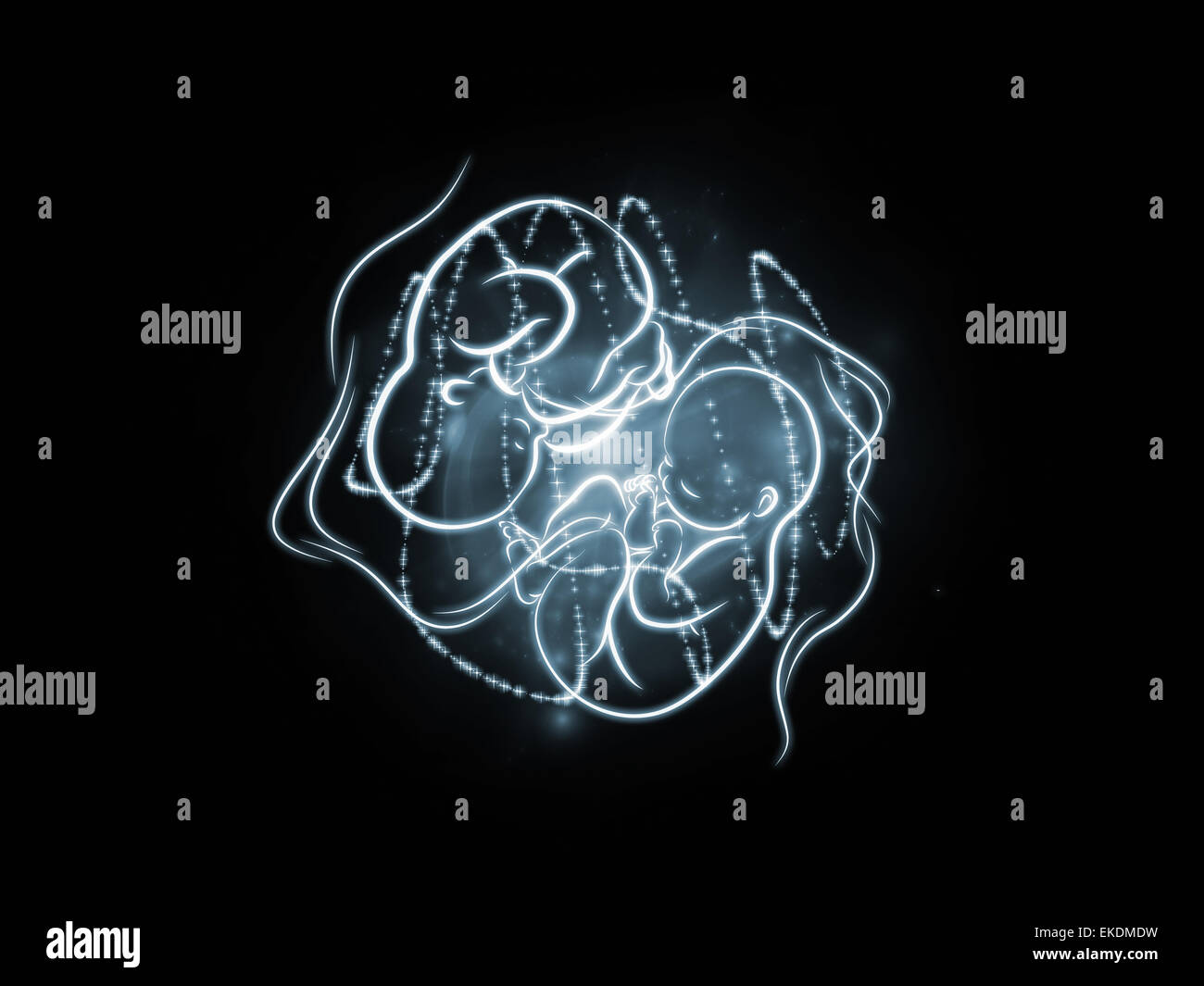 Conceptual Unborn Child Stock Photo - Alamy