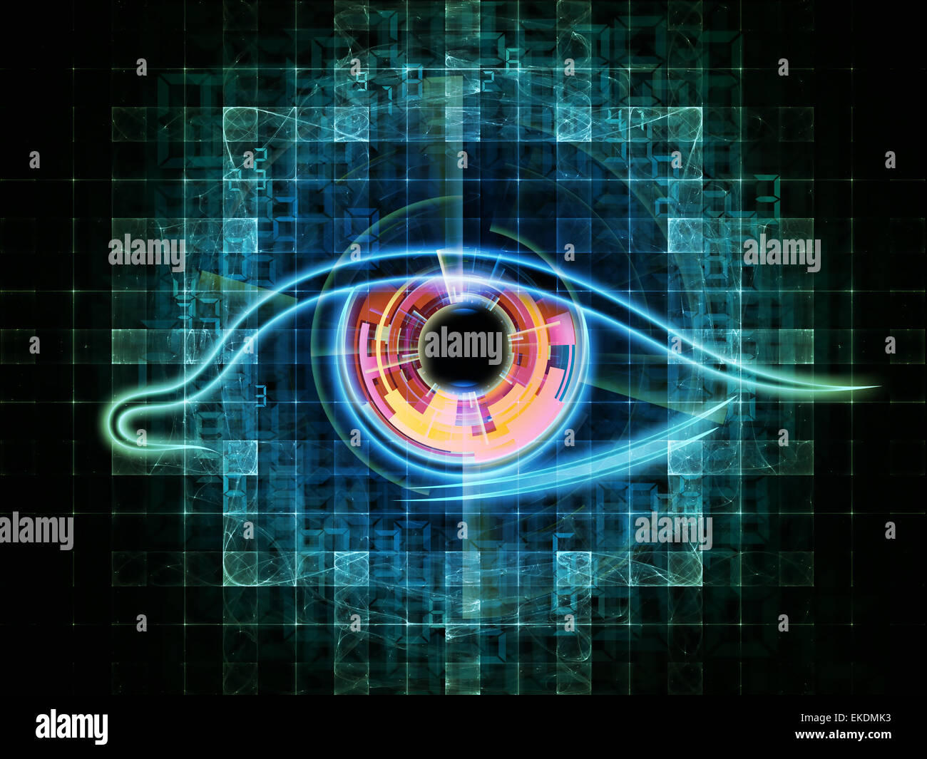Fractal vision background Stock Photo - Alamy
