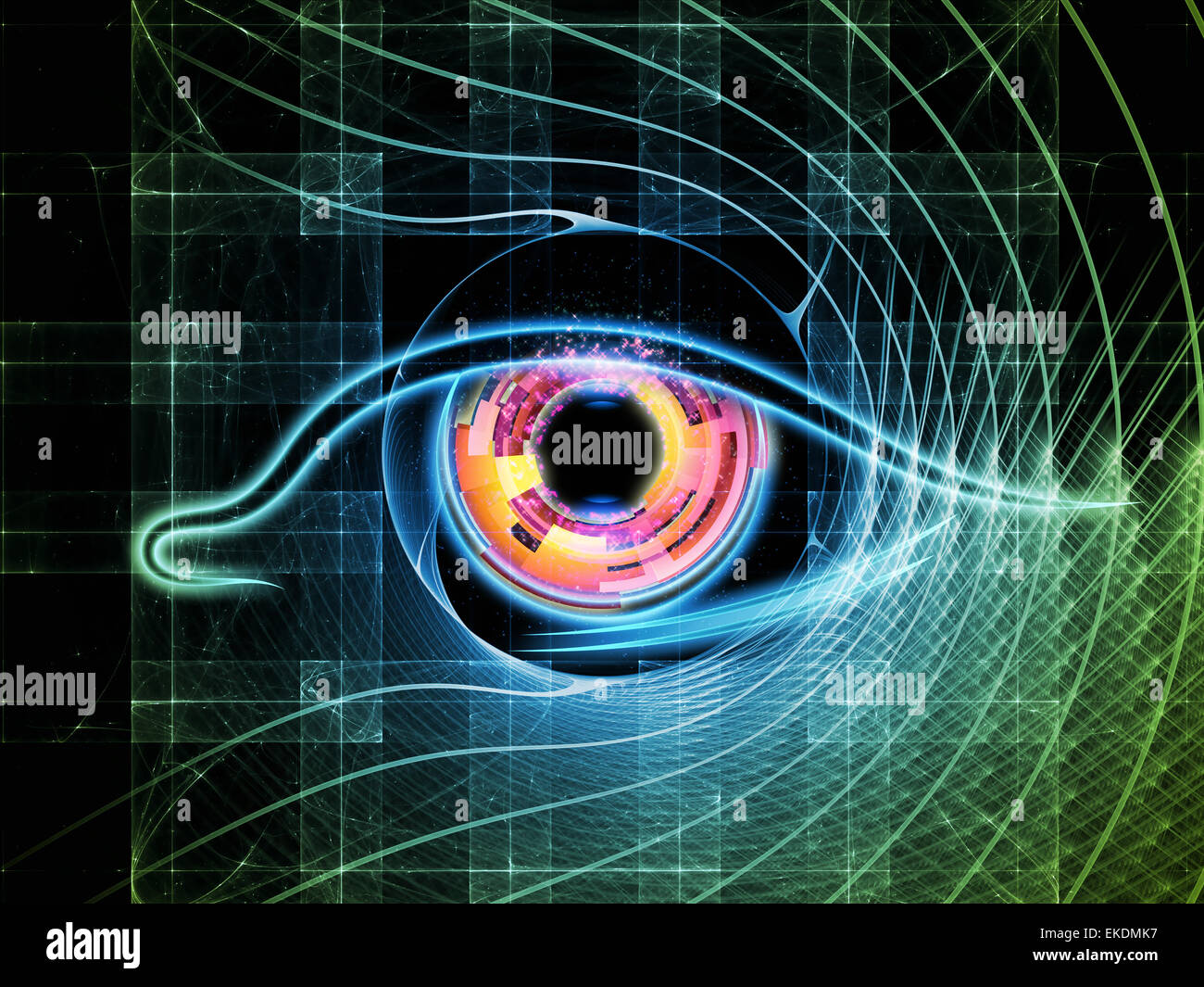Vision of technology Stock Photo - Alamy