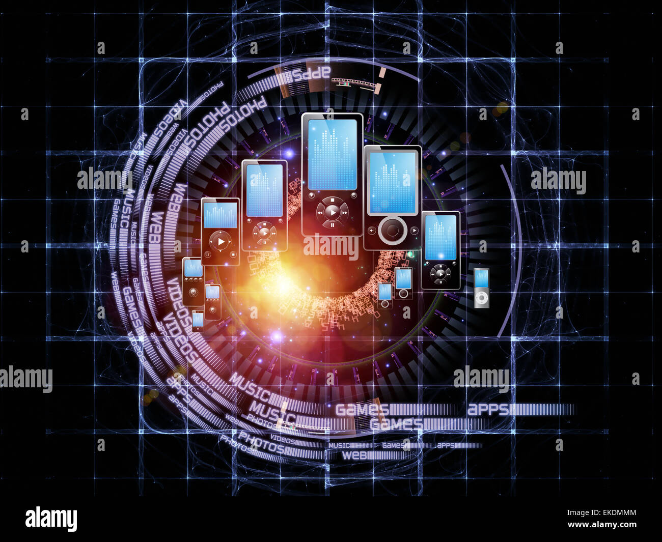 Wallpaper for gadgets hi-res stock photography and images - Alamy