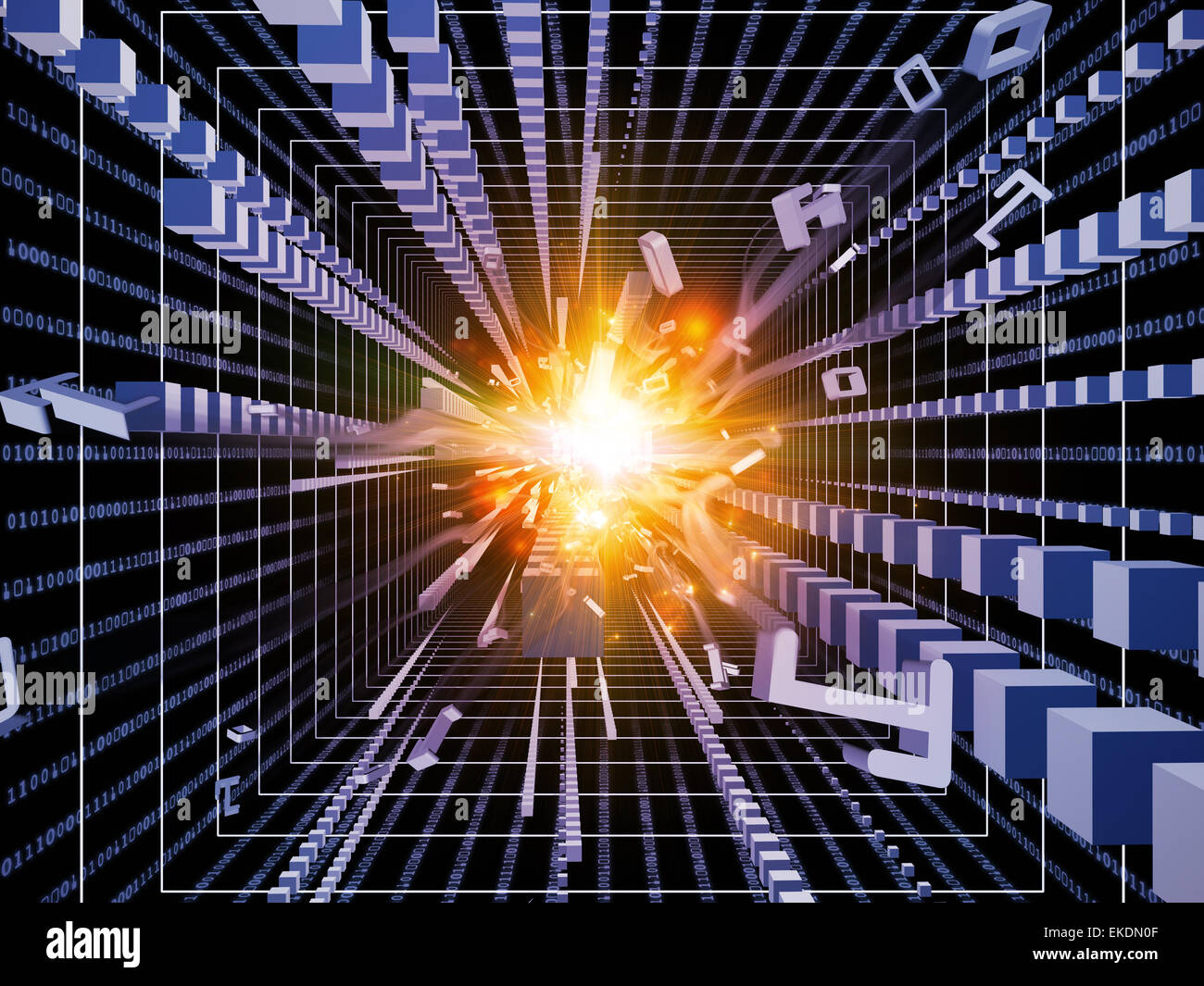 Light of Numbers Stock Photo - Alamy