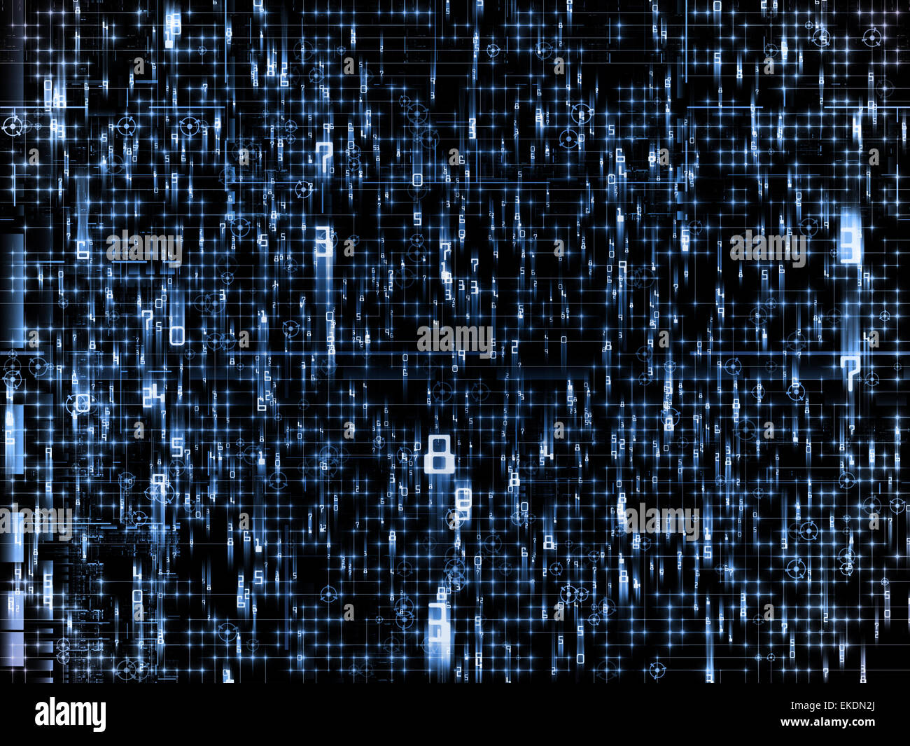 Numbers of the Network Stock Photo - Alamy
