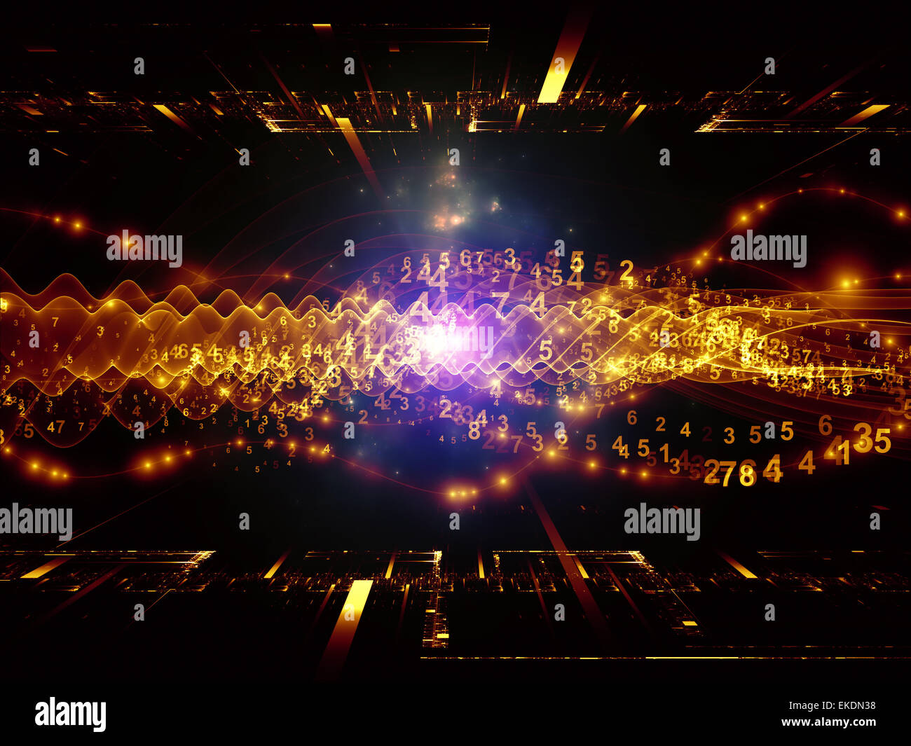 Sine Wave Stream Stock Photo - Alamy
