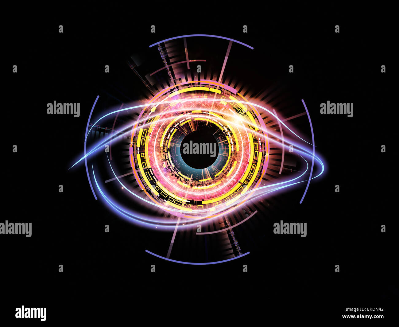 Eye of artificial intelligence Stock Photo - Alamy