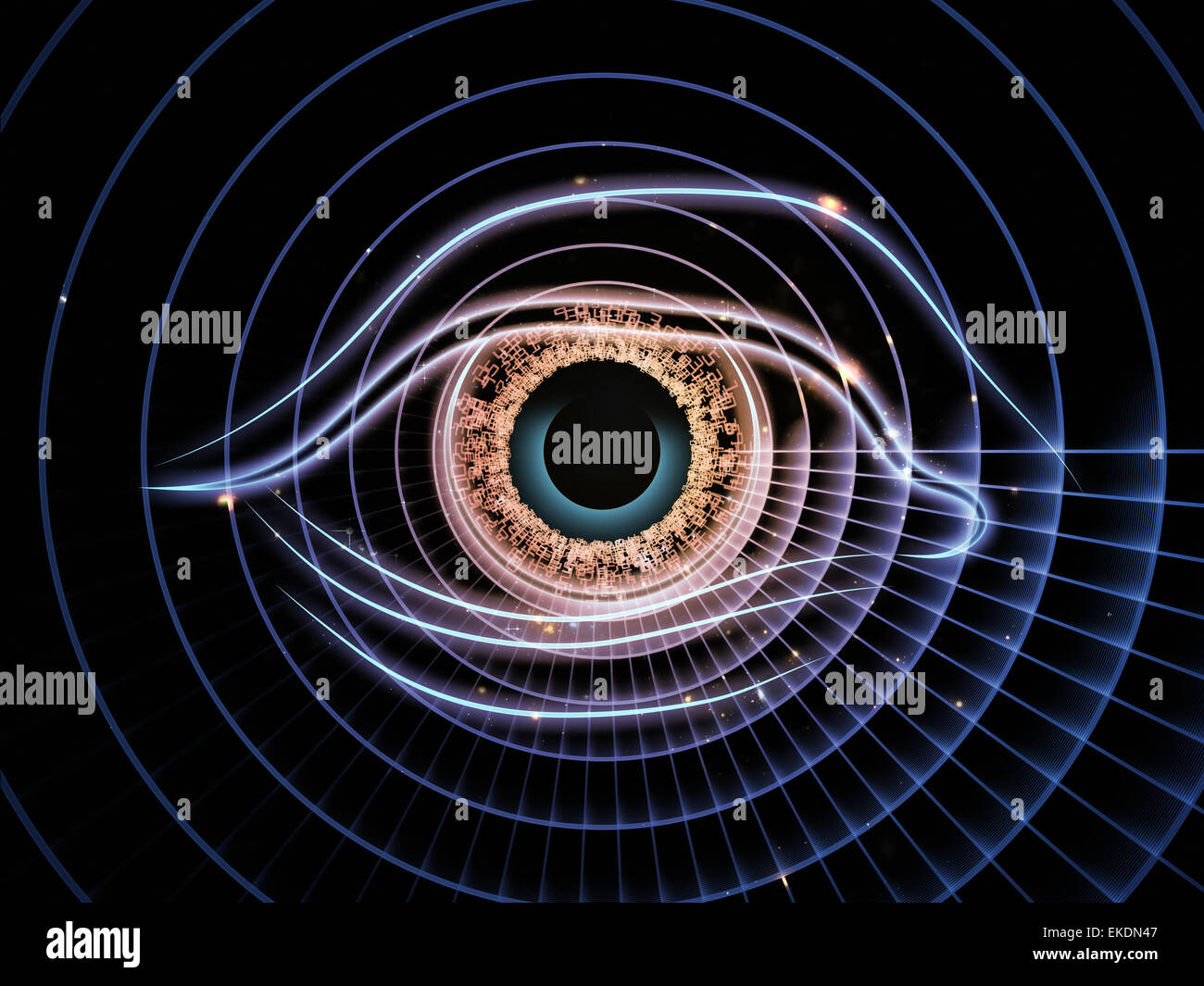Eye of artificial intelligence Stock Photo - Alamy
