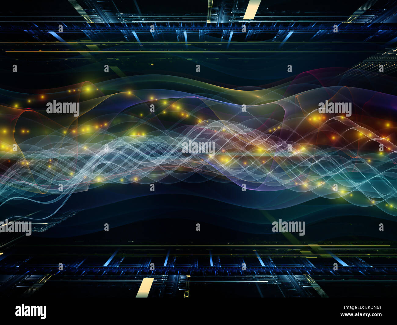 Sine Wave Arrangement Stock Photo - Alamy