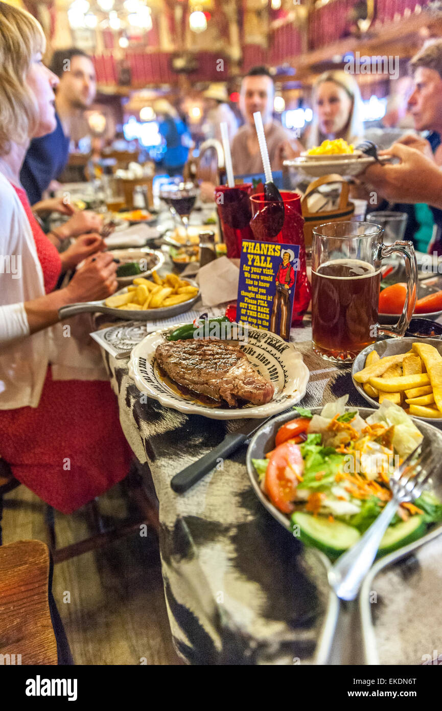 Big Texan Steak Ranch. Amarillo. Texas. USA Stock Photo - Alamy