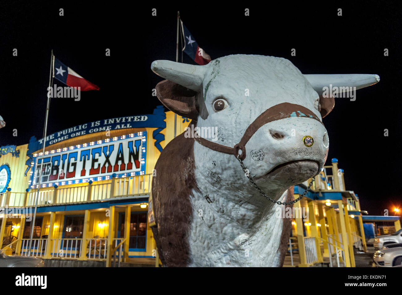 Big Texan Steak Ranch. Amarillo. Texas. USA Stock Photo - Alamy