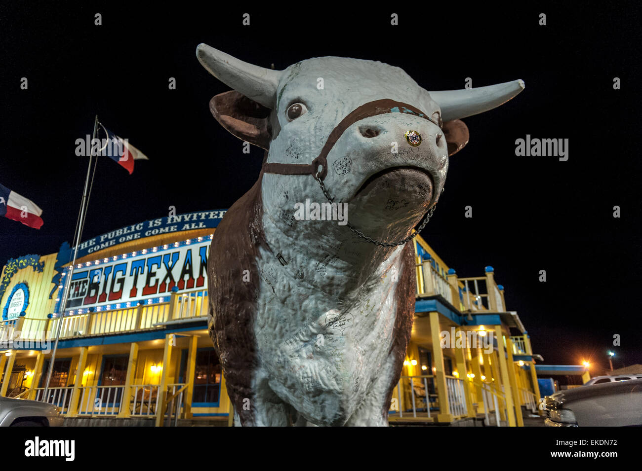 Big Texan Steak Ranch. Amarillo. Texas. USA Stock Photo - Alamy