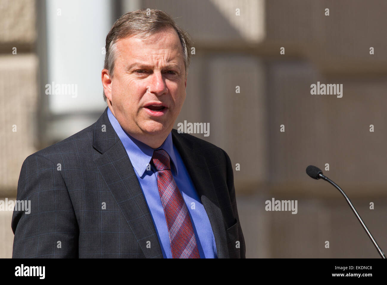 Andrew C. Teich, CEO of FLIR Systems, participated in a ceremony ...