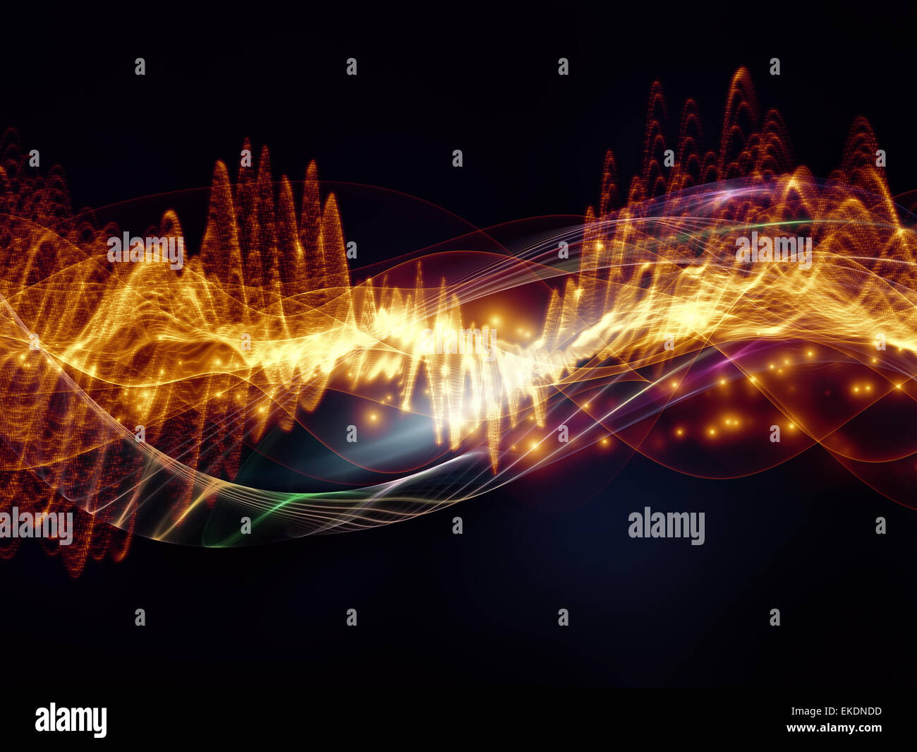 Wave of colors Stock Photo - Alamy