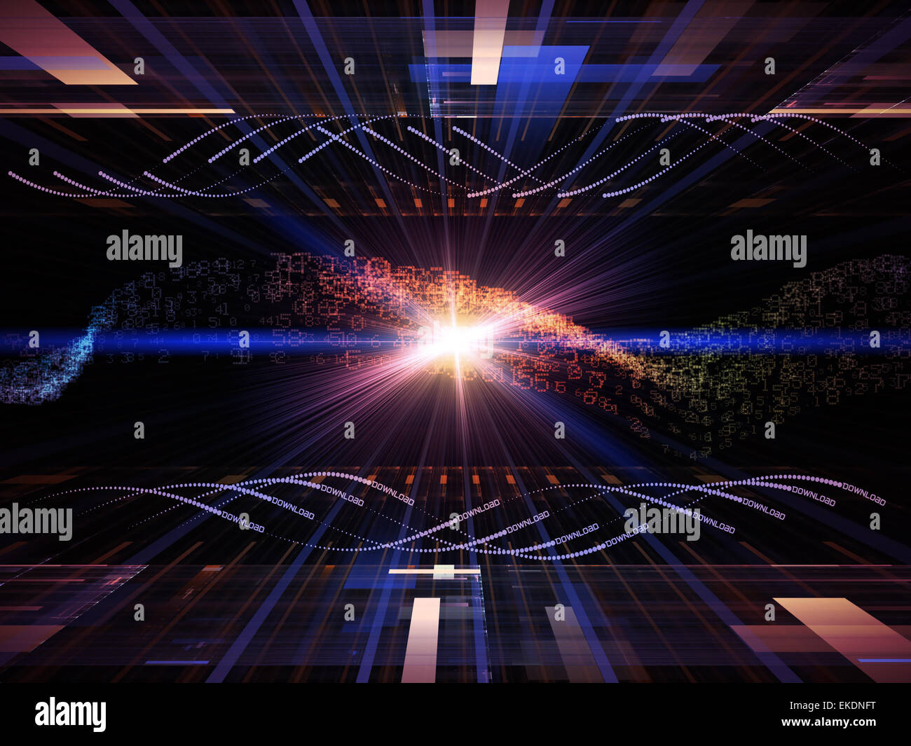 Speed of Technology Stock Photo - Alamy