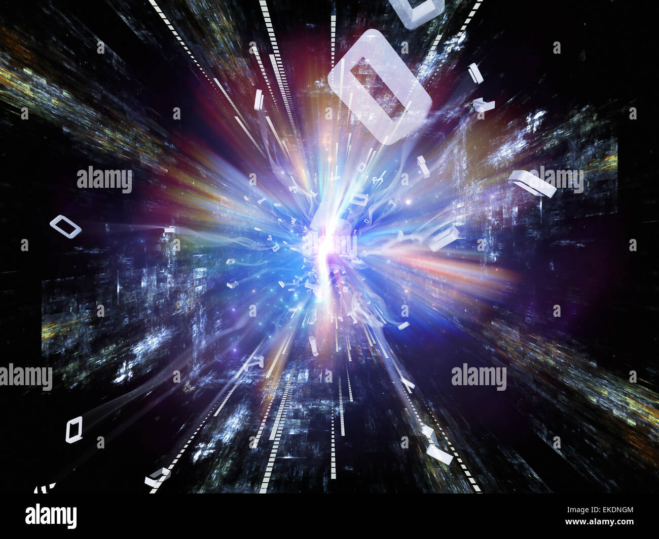 Number Burst Arrangement Stock Photo - Alamy