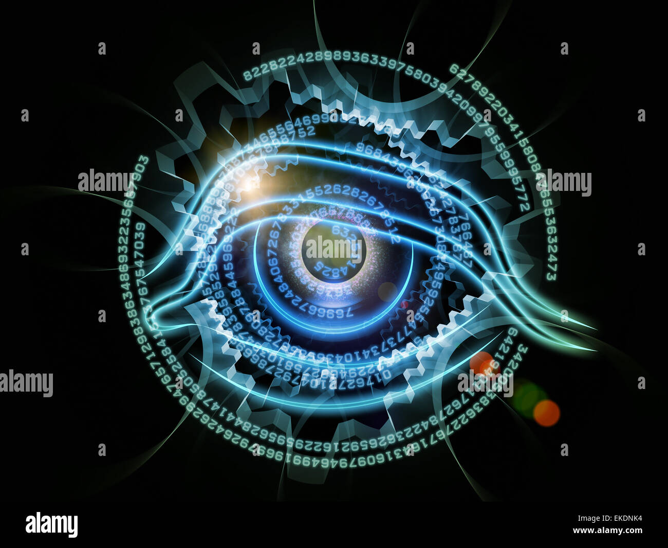 Eye of technology Stock Photo - Alamy
