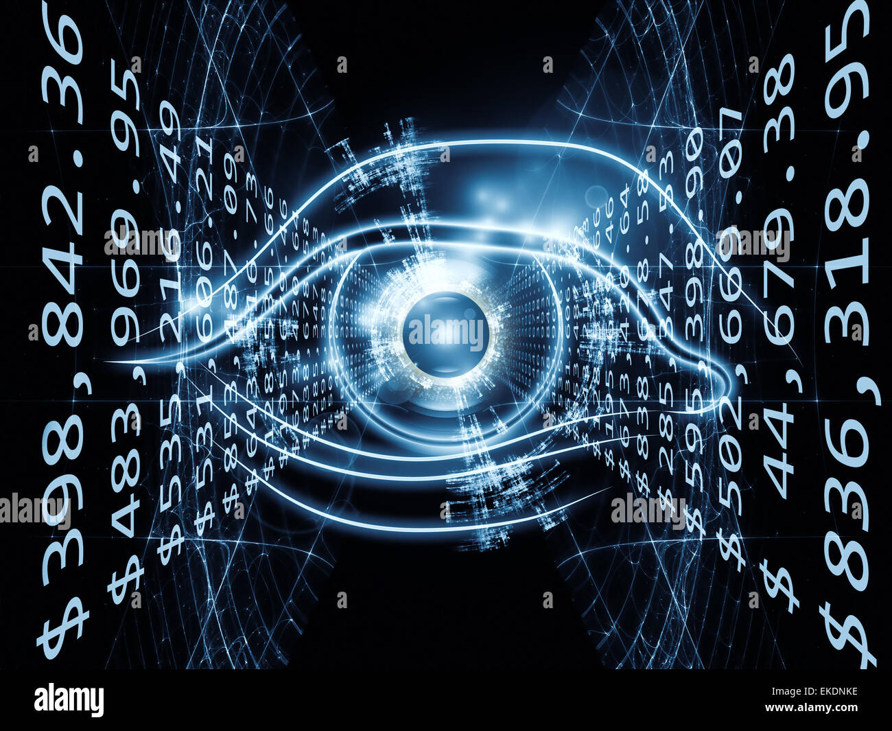 Eye of digital progress Stock Photo - Alamy
