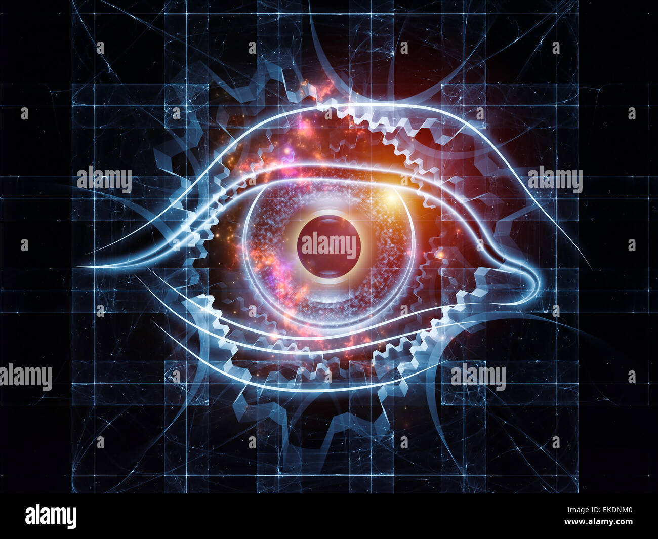 Vision of technology Stock Photo - Alamy