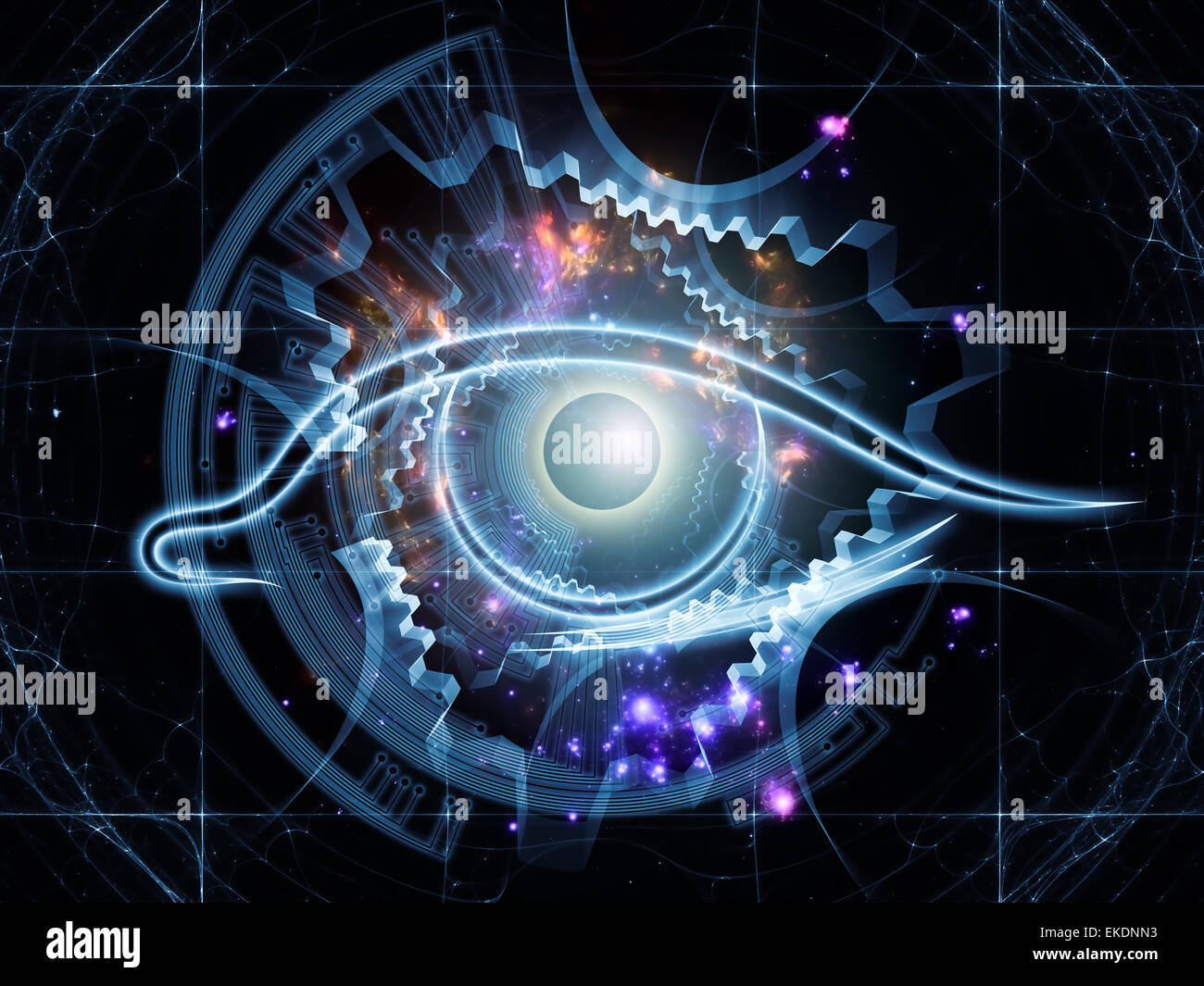 Vision of technology Stock Photo - Alamy