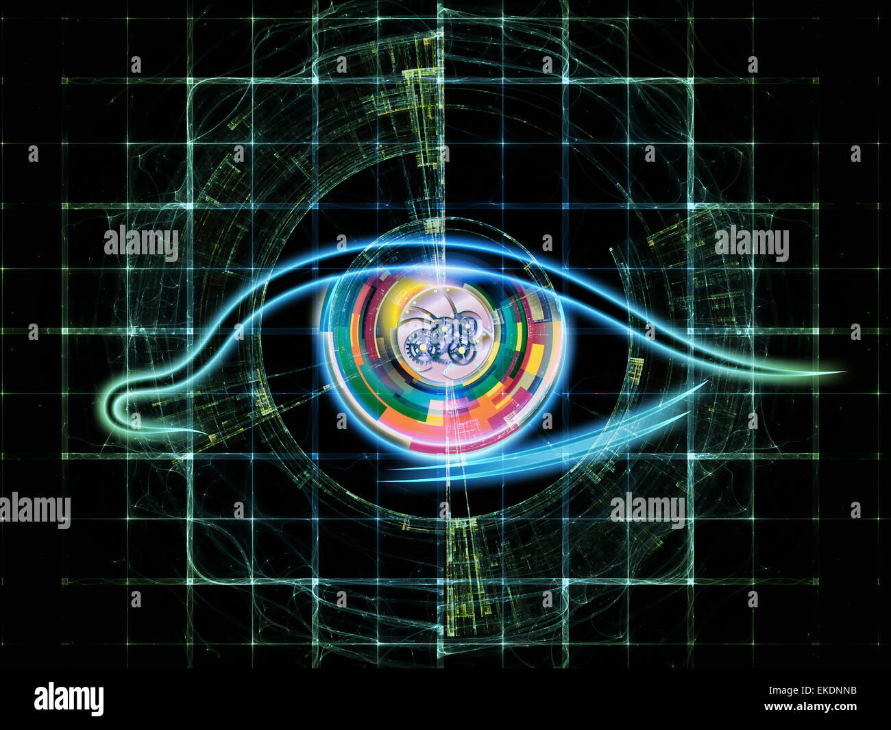 Fractal vision background Stock Photo - Alamy