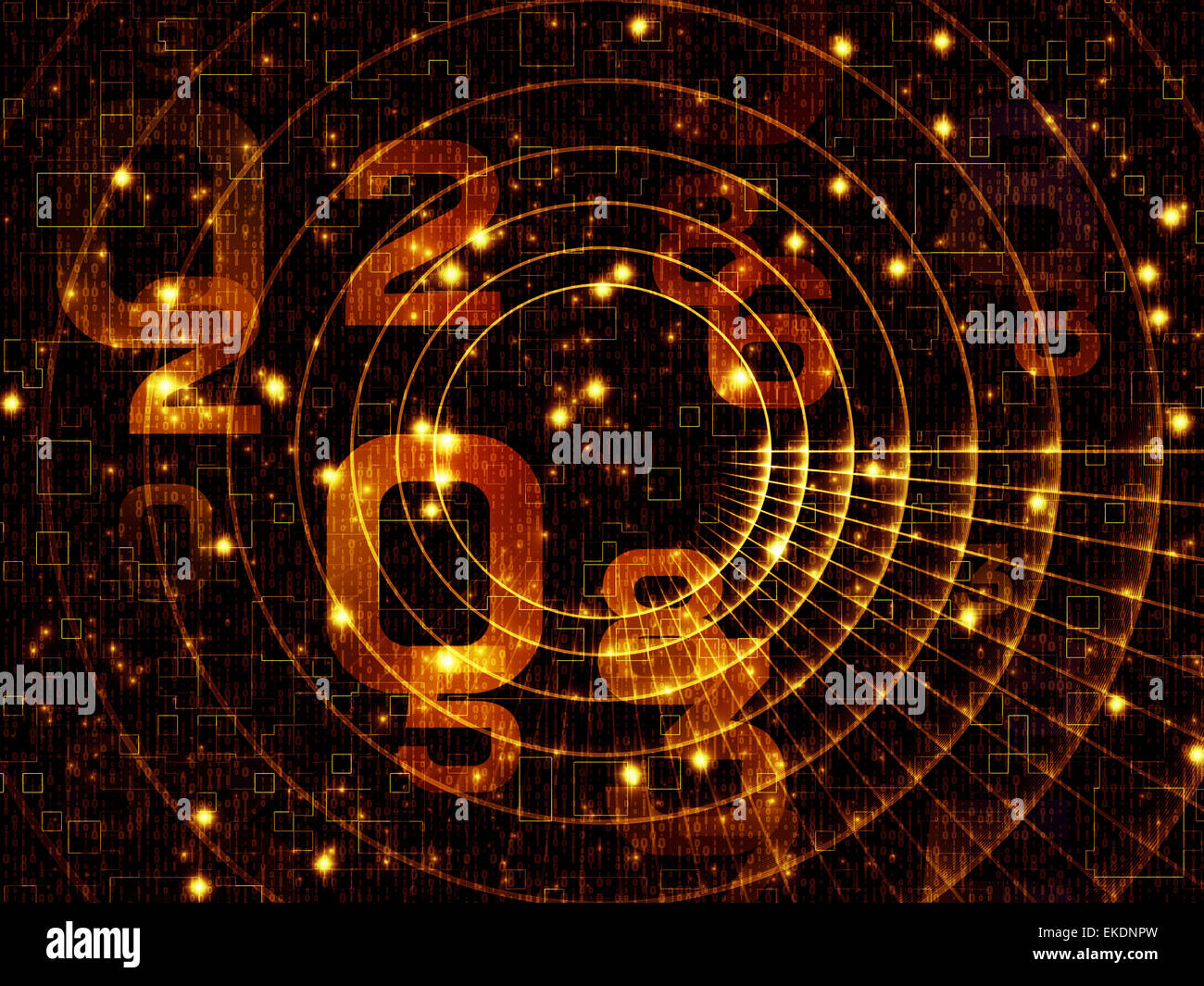 Abstract background yellow numbers hi-res stock photography and images ...