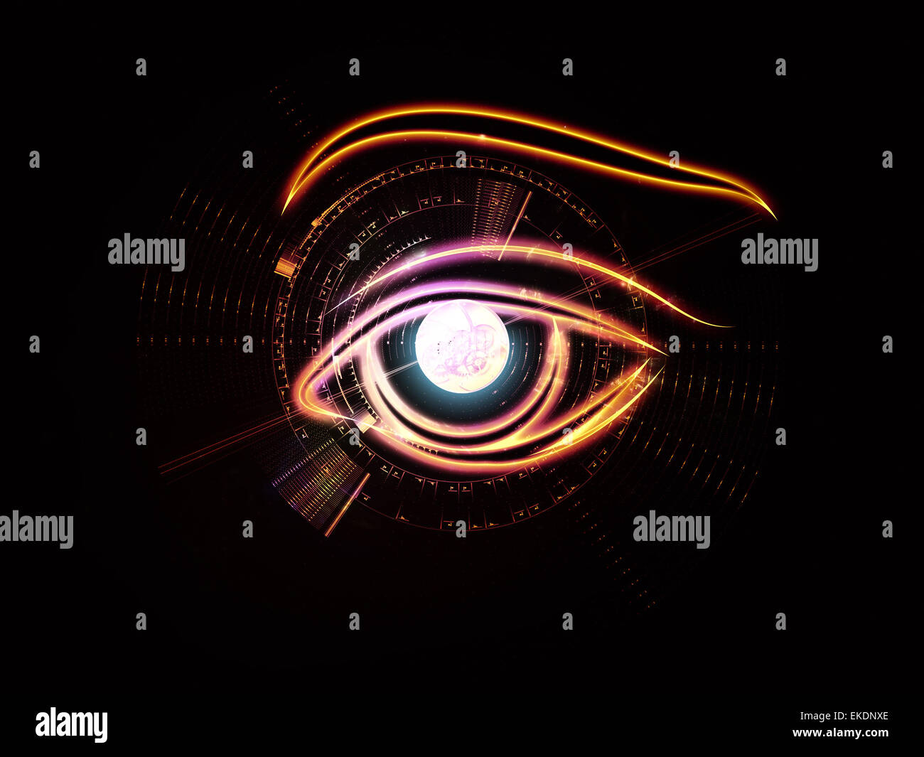 Vision of technology Stock Photo - Alamy