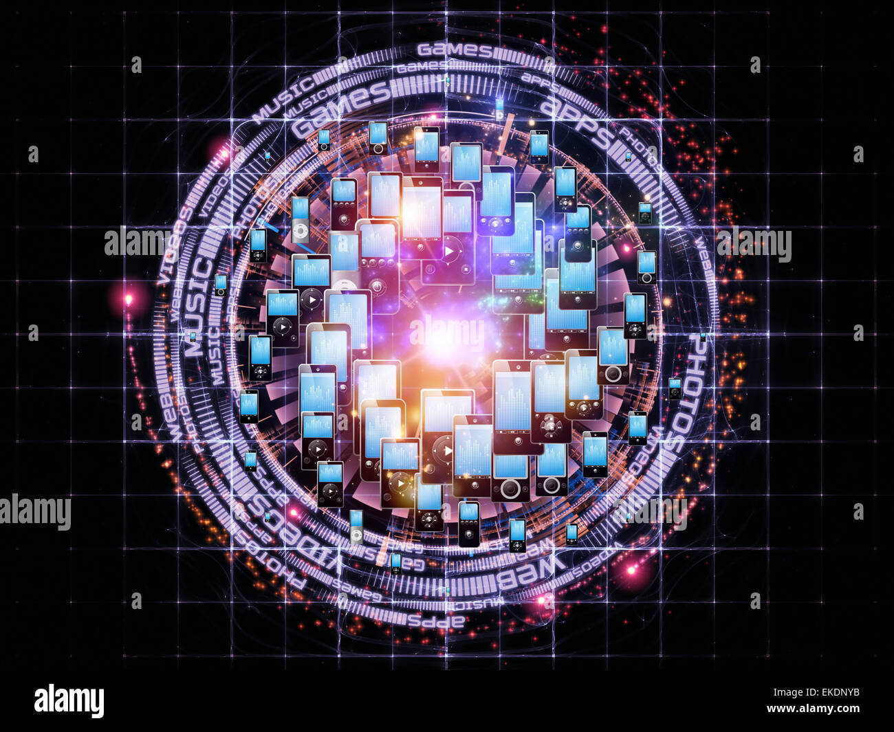 Wallpaper for gadgets hi-res stock photography and images - Alamy