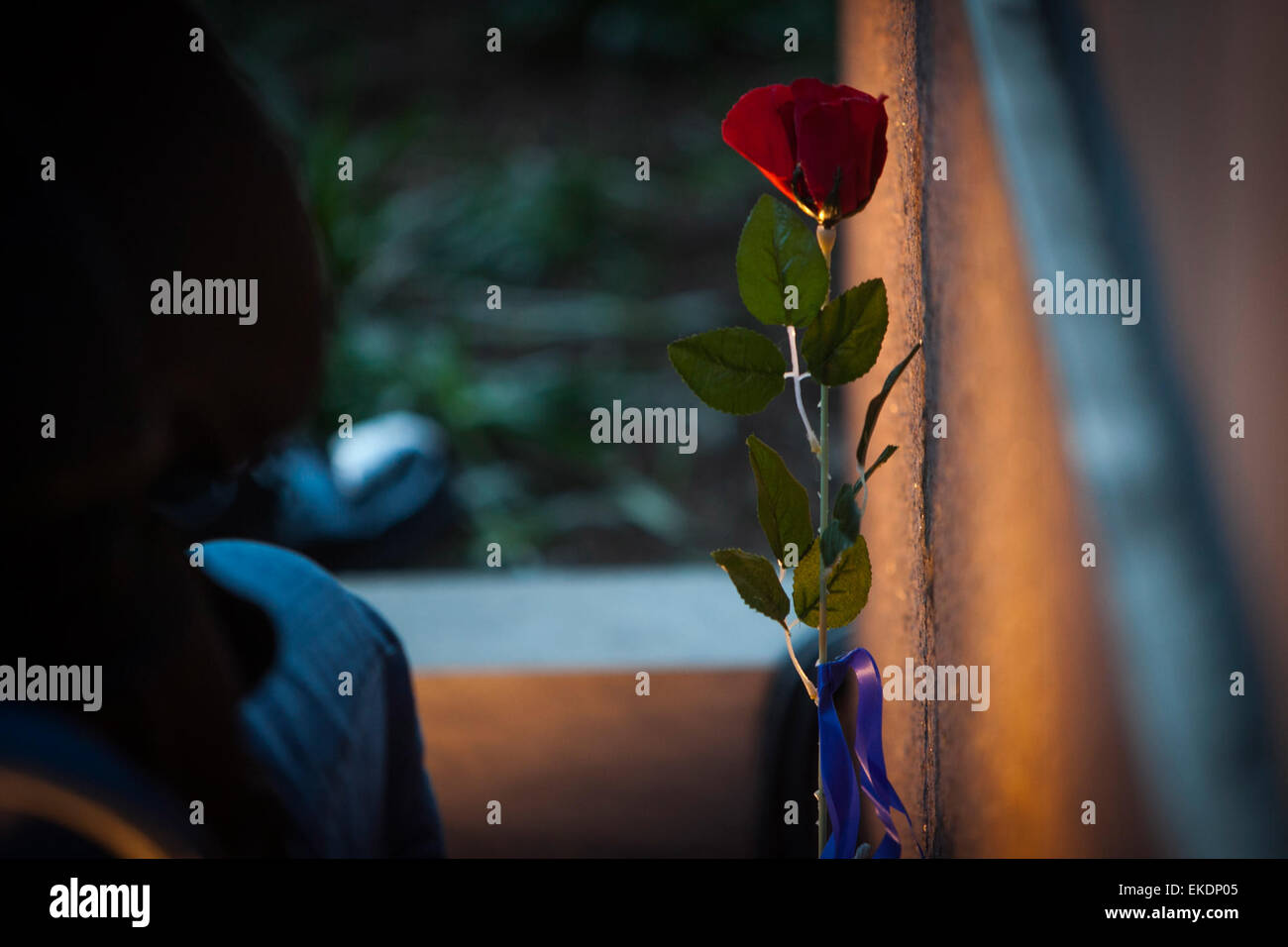 During the National Law Enforcement Officers Memorial Candlelight Vigil ...