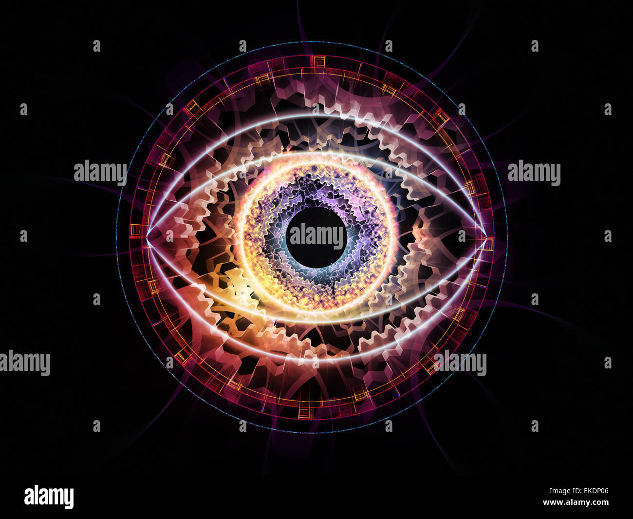 Vision of technology Stock Photo - Alamy