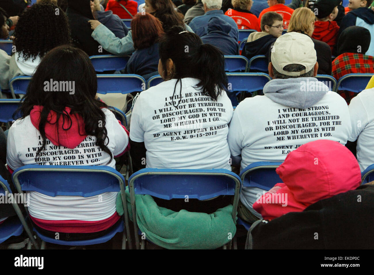 Family members of fallen Border Patrol Agent Jeffery Ramirez attended ...