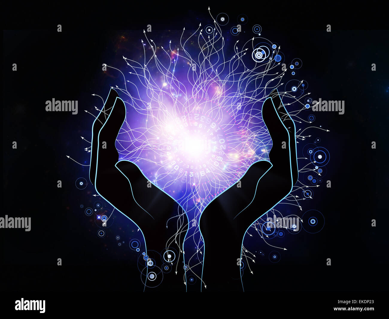 Technology at Hand Stock Photo - Alamy