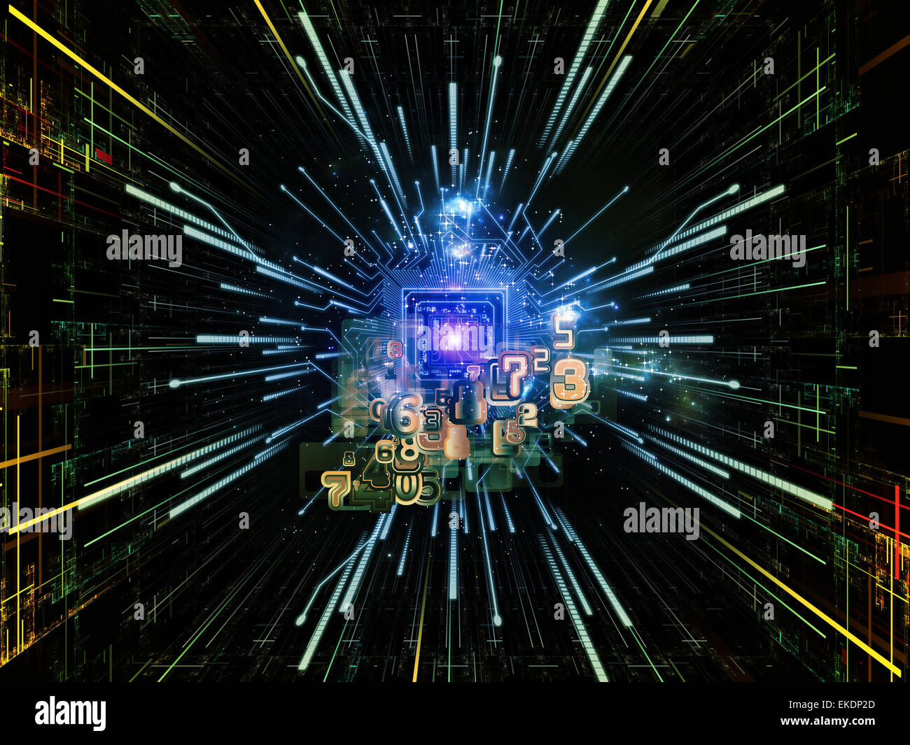 Virtualization of CPU Stock Photo - Alamy