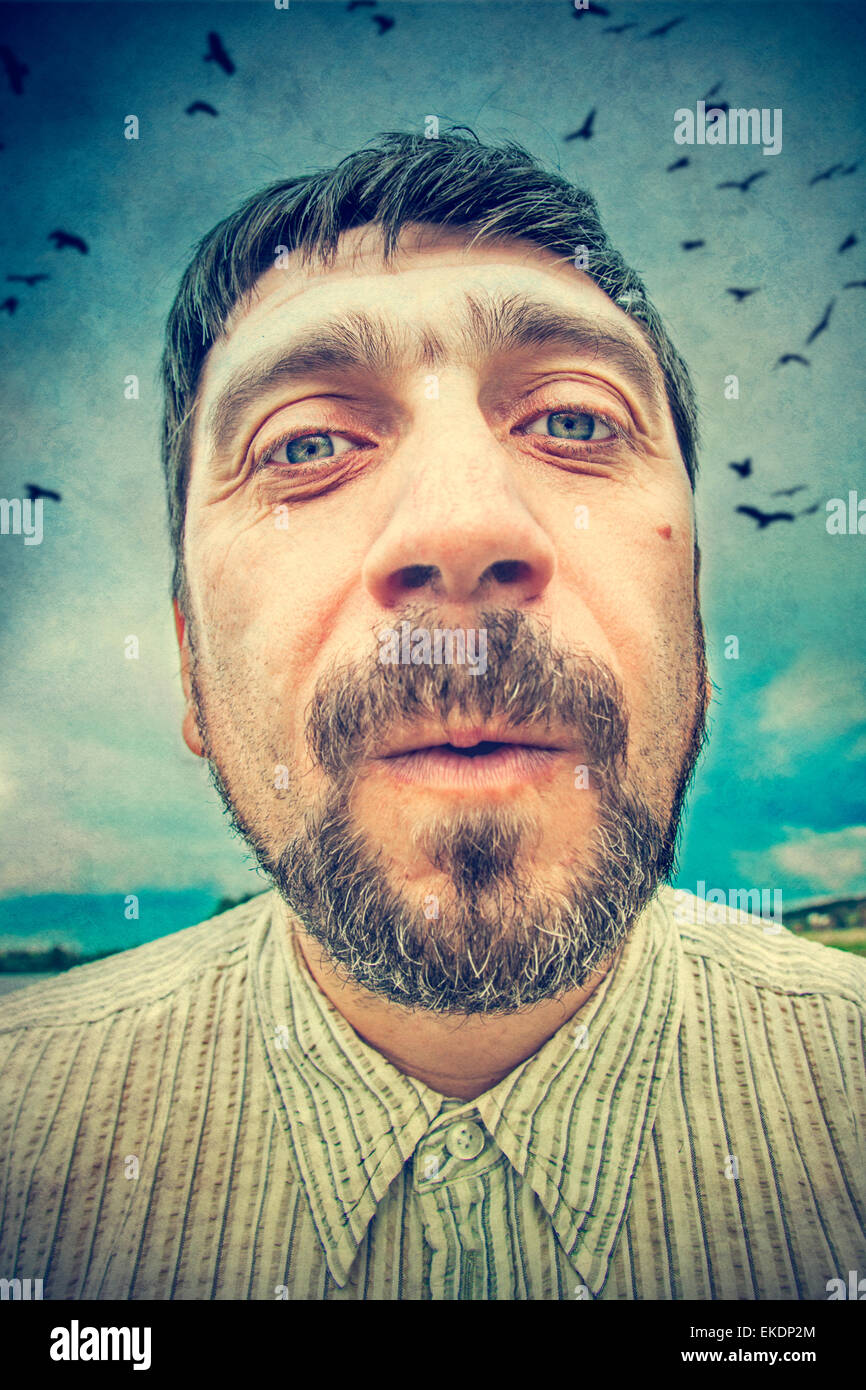 portrait of a man Stock Photo - Alamy